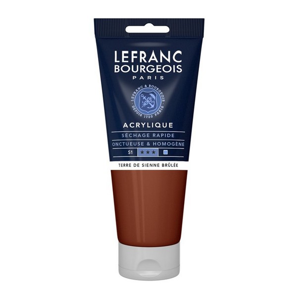 L&B Fine acrylic L&B FINE ACRYLIC 200ML TUBE BURNT SIENNA