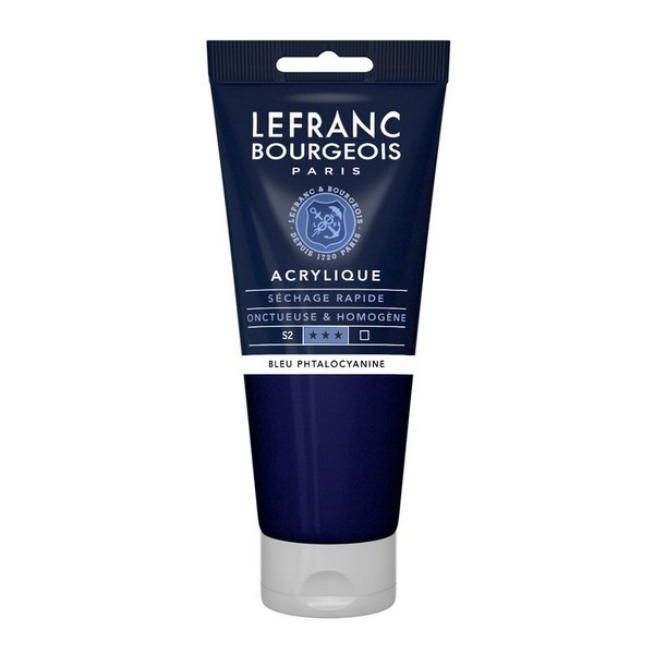 L&B Fine acrylic L&B FINE ACRYLIC 200ML TUBE PHTHALOCYANINE BLUE