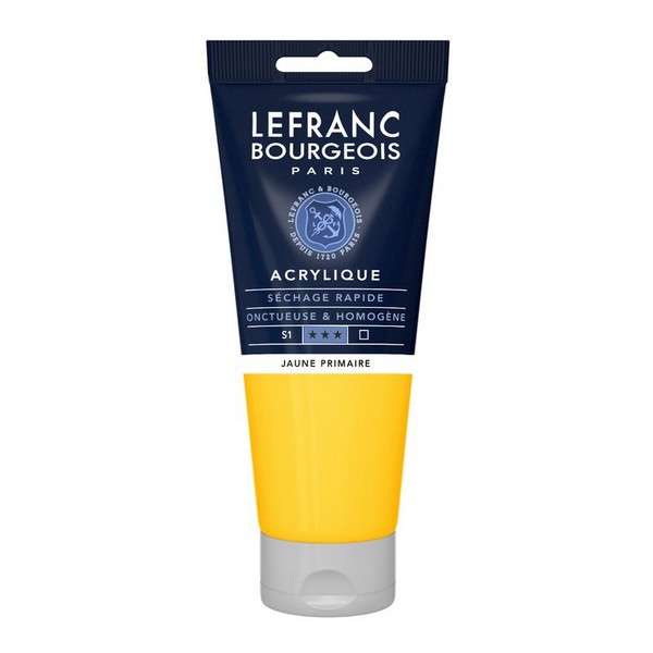 L&B Fine acrylic L&B FINE ACRYLIC 200ML TUBE PRIMARY YELLOW