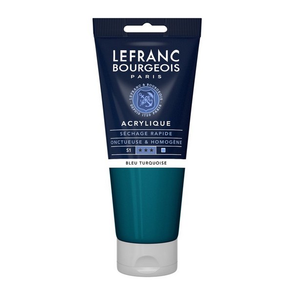 L&B Fine acrylic L&B FINE ACRYLIC 200ML TUBE TURQUOISE BLUE