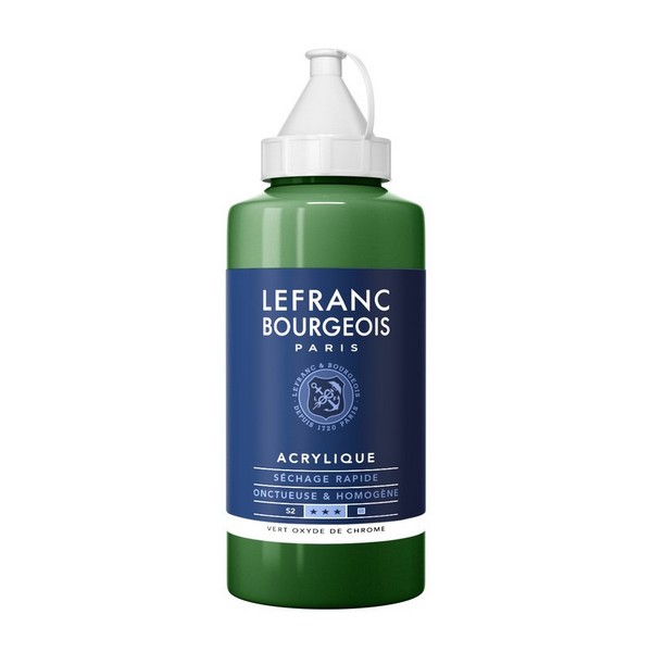 L&B Fine acrylic L&B FINE ACRYLIC COLOUR 750ML BTL GREEN OXIDE CHROMIUM