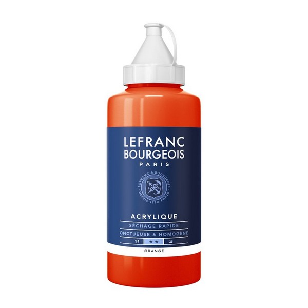 L&B Fine acrylic L&B FINE ACRYLIC COLOUR 750ML BTL ORANGE