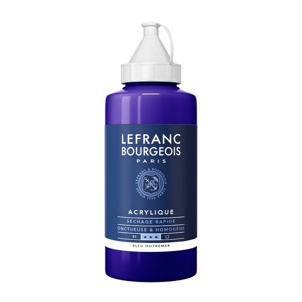 L&B Fine acrylic L&B FINE ACRYLIC COLOUR 750ML BTL ULTRAMARINE