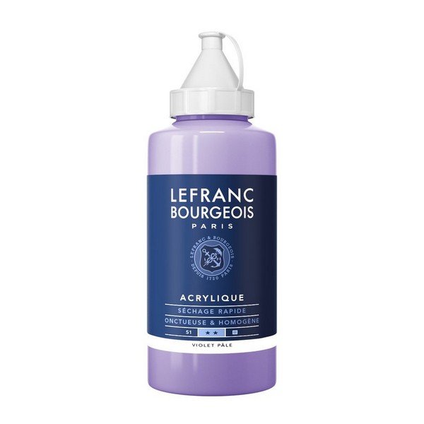 L&B Fine acrylic L&B FINE ACRYLIC COLOUR 750ML BTL VIOLET PALE