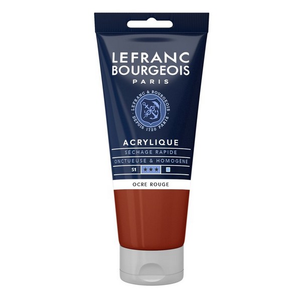 L&B Fine acrylic L&B FINE ACRYLIC 80ML TUBE RED OCHRE