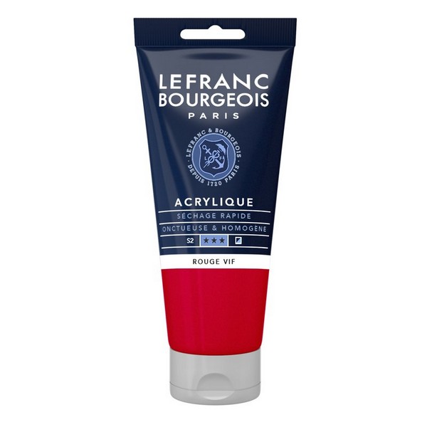 L&B Fine acrylic L&B FINE ACRYLIC COLOUR 80ML TBE BRIGHT RED