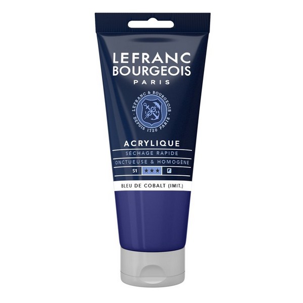 L&B Fine acrylic L&B FINE ACRYLIC COLOUR 80ML TBE COBALT BLUE HUE