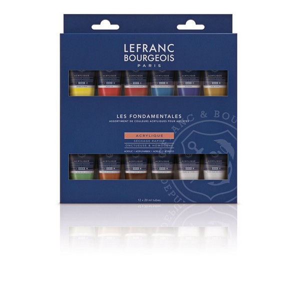 L&B Fine acrylic L&B FINE ACRYLIC 12X20ML SET