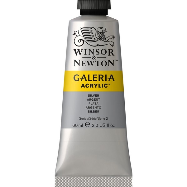 W&N Galeria acrylic W&N GALERIA ACRYLIC COLOUR 60ML MET SILVER