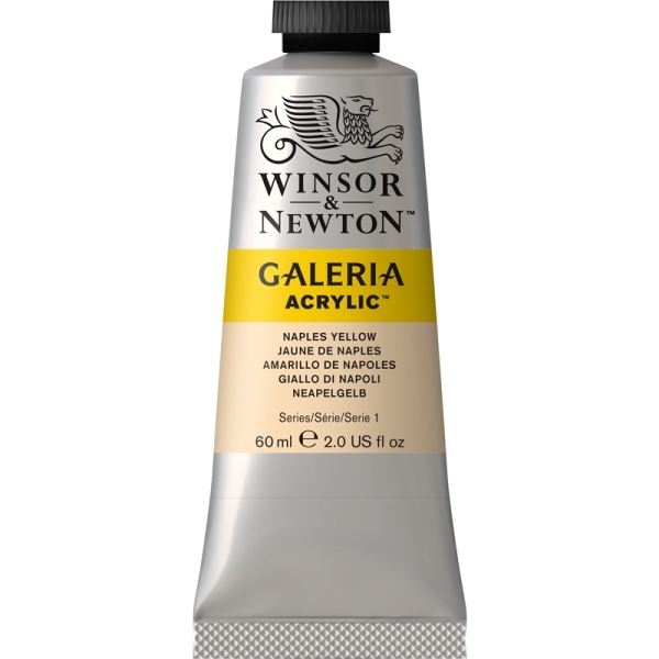 W&N Galeria acrylic W&N GALERIA ACRYLIC COLOUR 60ML NAP YELLOW