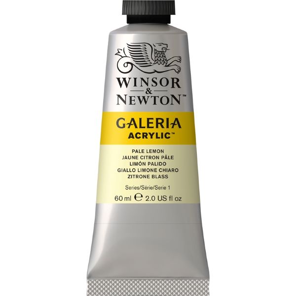 W&N Galeria acrylic W&N GALERIA ACRYLIC COLOUR 60ML PALE LEMON