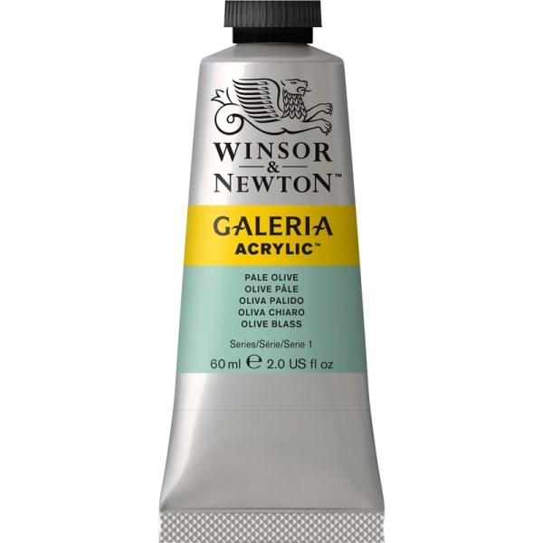 W&N Galeria acrylic W&N GALERIA ACRYLIC COLOUR 60ML PALE OLIVE