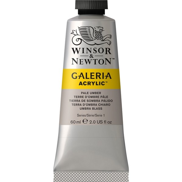 W&N Galeria acrylic W&N GALERIA ACRYLIC COLOUR 60ML PALE UMBER