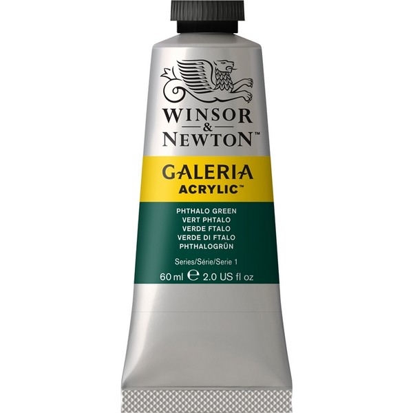 W&N Galeria acrylic W&N GALERIA ACRYLIC COLOUR 60ML PHTHALO GREEN