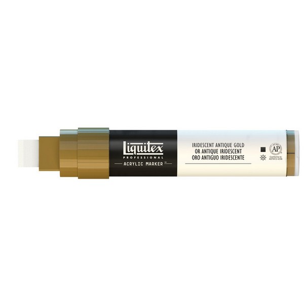 Liquitex LIQUITEX PAINT MARKER WIDE IRIDESCENT ANTIQUE GOLD