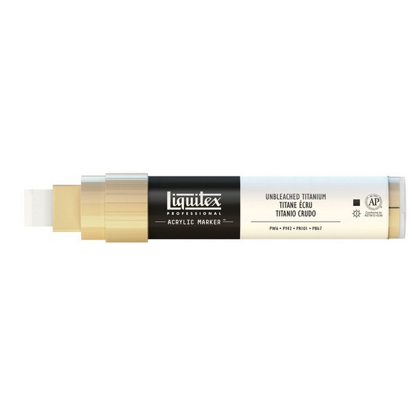 Liquitex LIQUITEX PAINT MARKER WIDE UNBLEACHED TITANIUM