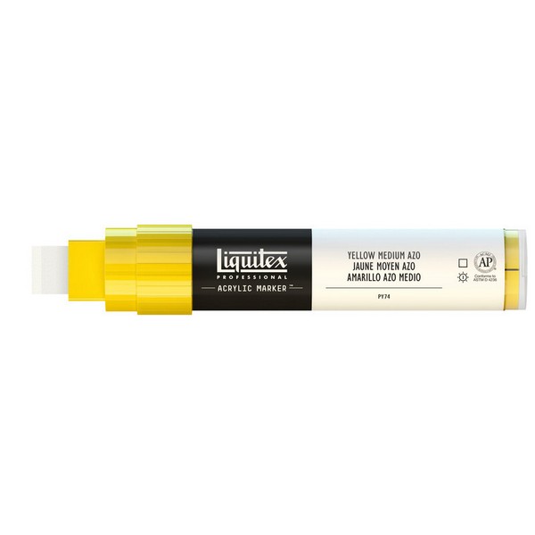 Liquitex LIQUITEX PAINT MARKER WIDE YELLOW MEDIUM AZO