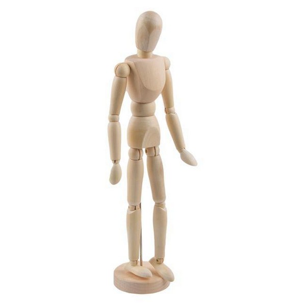 Conda Mannikin - Drvena lutka za slikare 14cm