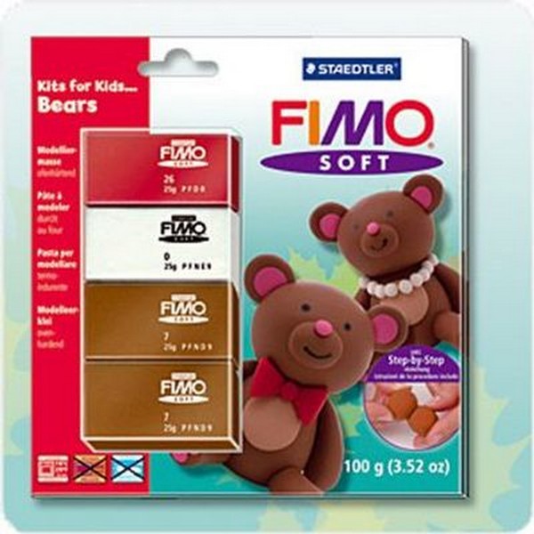 Staedtler FIMO SET SOFT KFK BEARS