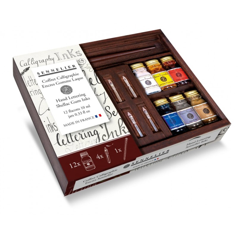 Sennelier Coffret encre Sennelier 12x10ml