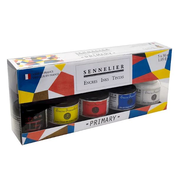 Sennelier Primary Colours Ink set 5x30ml