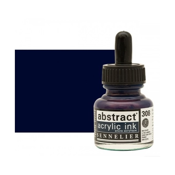 Sennelier Abstract Abstract Acrylic Ink 30 ml Indigo blue