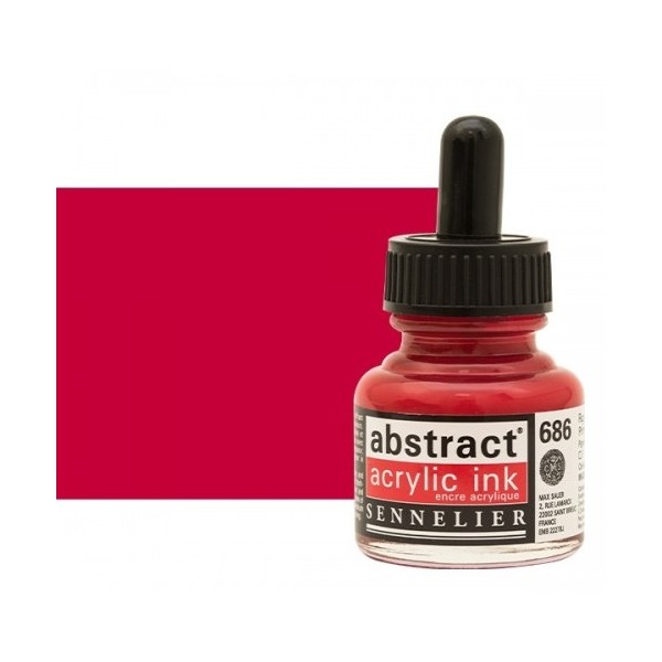 Sennelier Abstract Abstract Acrylic Ink 30 ml Primary Red