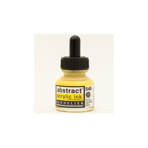 Sennelier Abstract Abstract Acrylic Ink 30ml-1fl oz Cadmium Yellow Lemon Hue