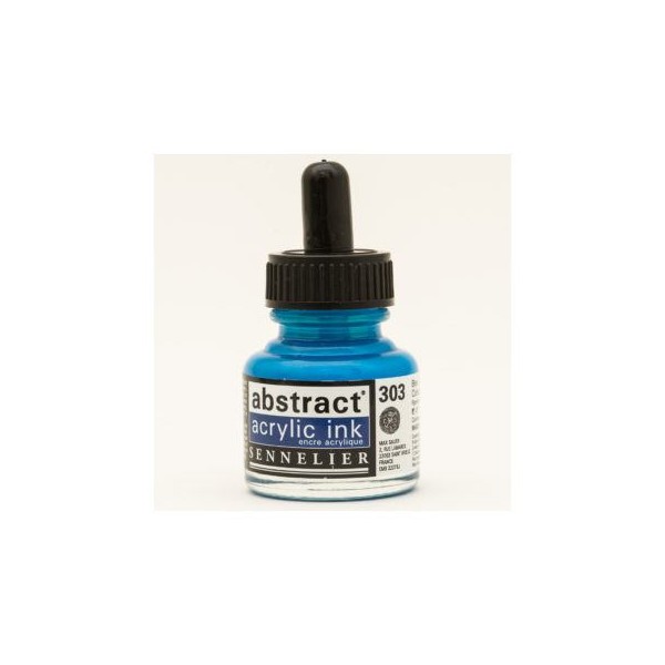 Sennelier Abstract Abstract Acrylic Ink 30ml-1fl oz Cobalt Blue Hue