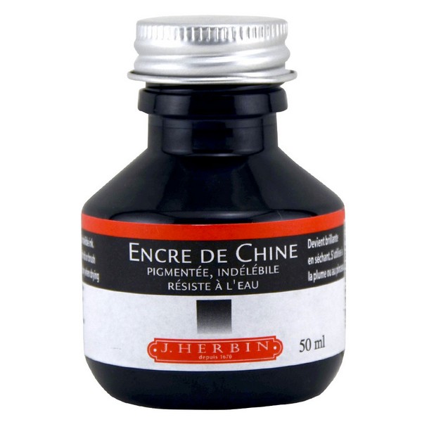 J.Herbin Indian Ink 50ml black