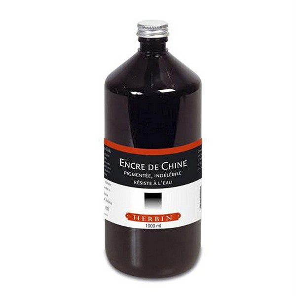 J.Herbin Indian ink black - 1liter