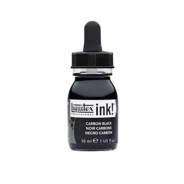 Liquitex LQ INK 30ML CAR. BLACK