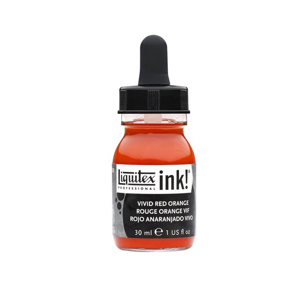 Liquitex LQ INK 30ML ORANZ RED