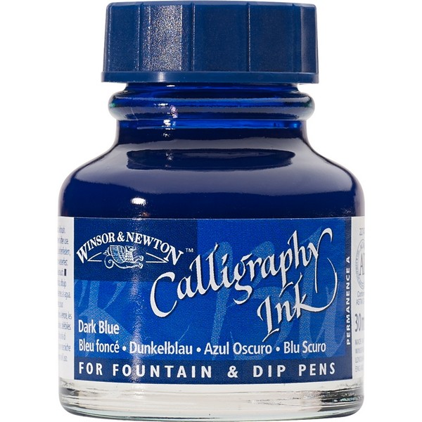 Winsor&Newton W&N CALL INK 30ML DARK BLUE