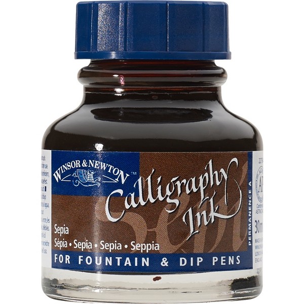 Winsor&Newton W&N CALL INK 30ML SEPIA