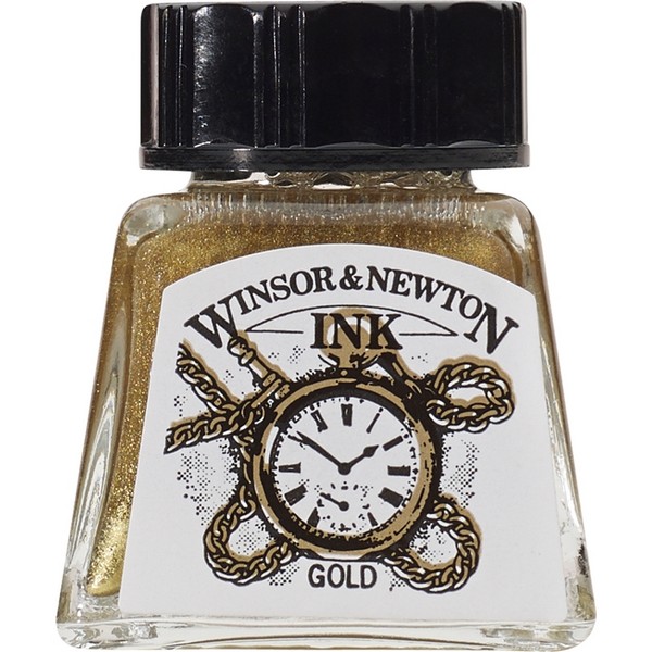 Winsor&Newton WN INK 14ML GOLD