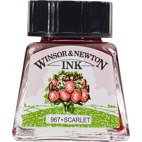 Winsor&Newton WN INK 14ML SCARLET