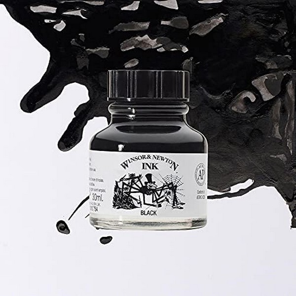 Winsor&Newton WN INK 30ml BLACK