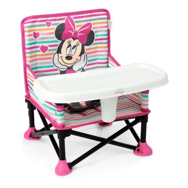 KIDS II Stolica za hranjenje Disney baby Minnie Mouse Pop ‘n sit