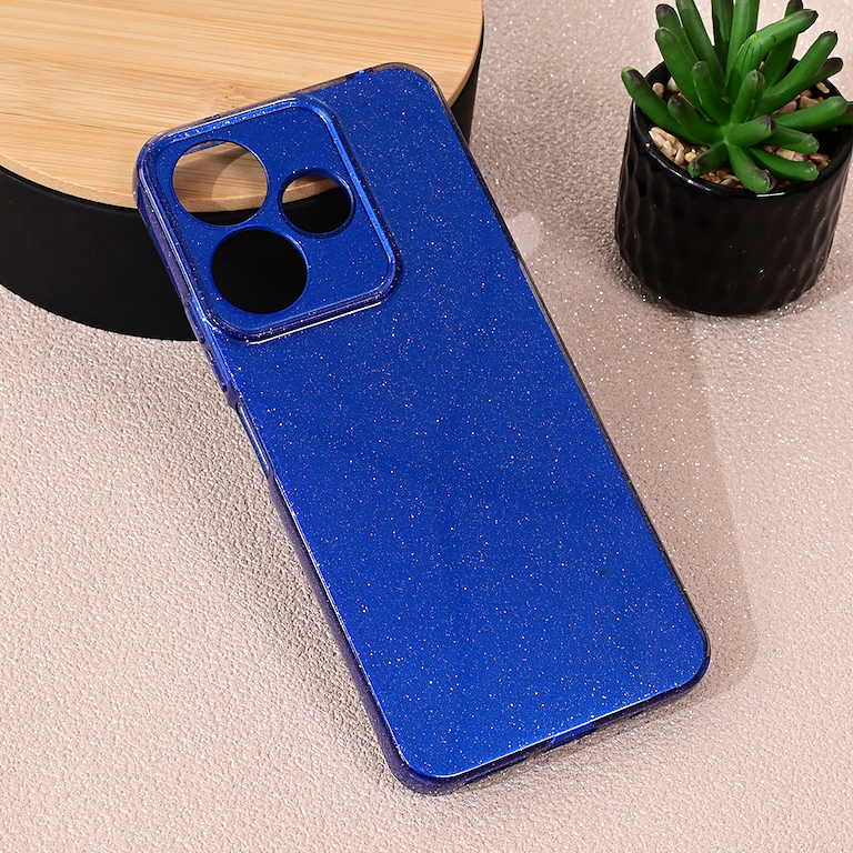 Zastitna maska (futrola) Sparkle Dust - Xiaomi Redmi 13 4G tamno plava