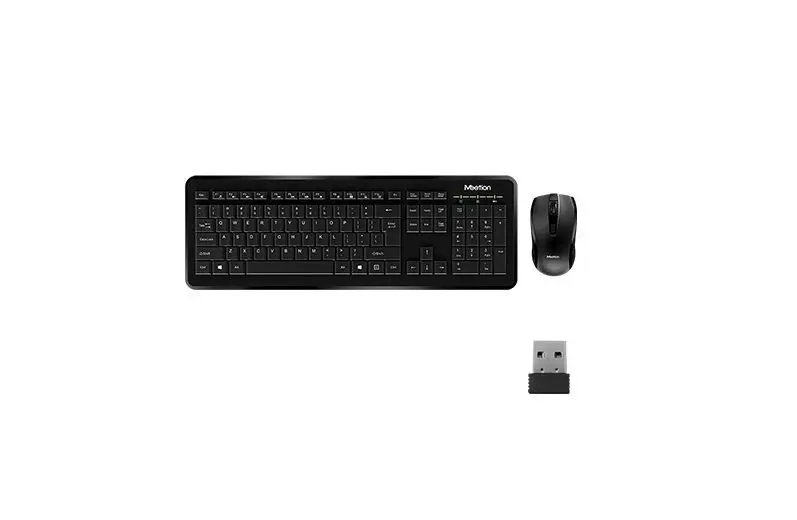 MeeTion C4120LITBK Set 2u1 bežična tastatura + bežični miš, Crni