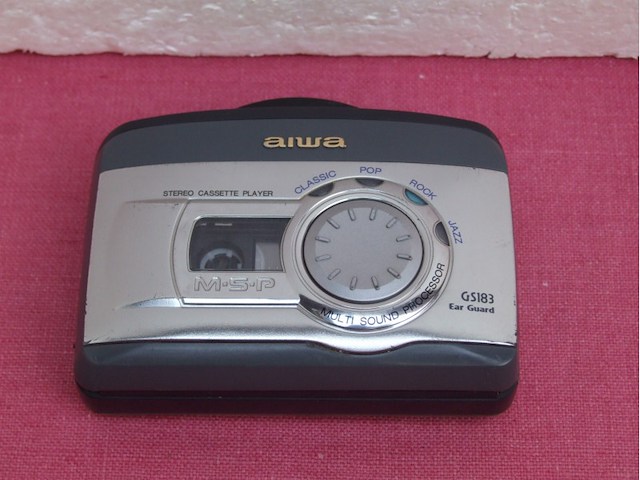 Aiwa GS183 Ear Guard kasetofon walkman neispravan izgle