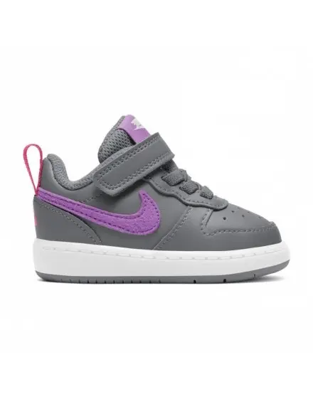 NIKE Patike za devojčice Court Borough Low 2 BTV-BQ5453-100 sive