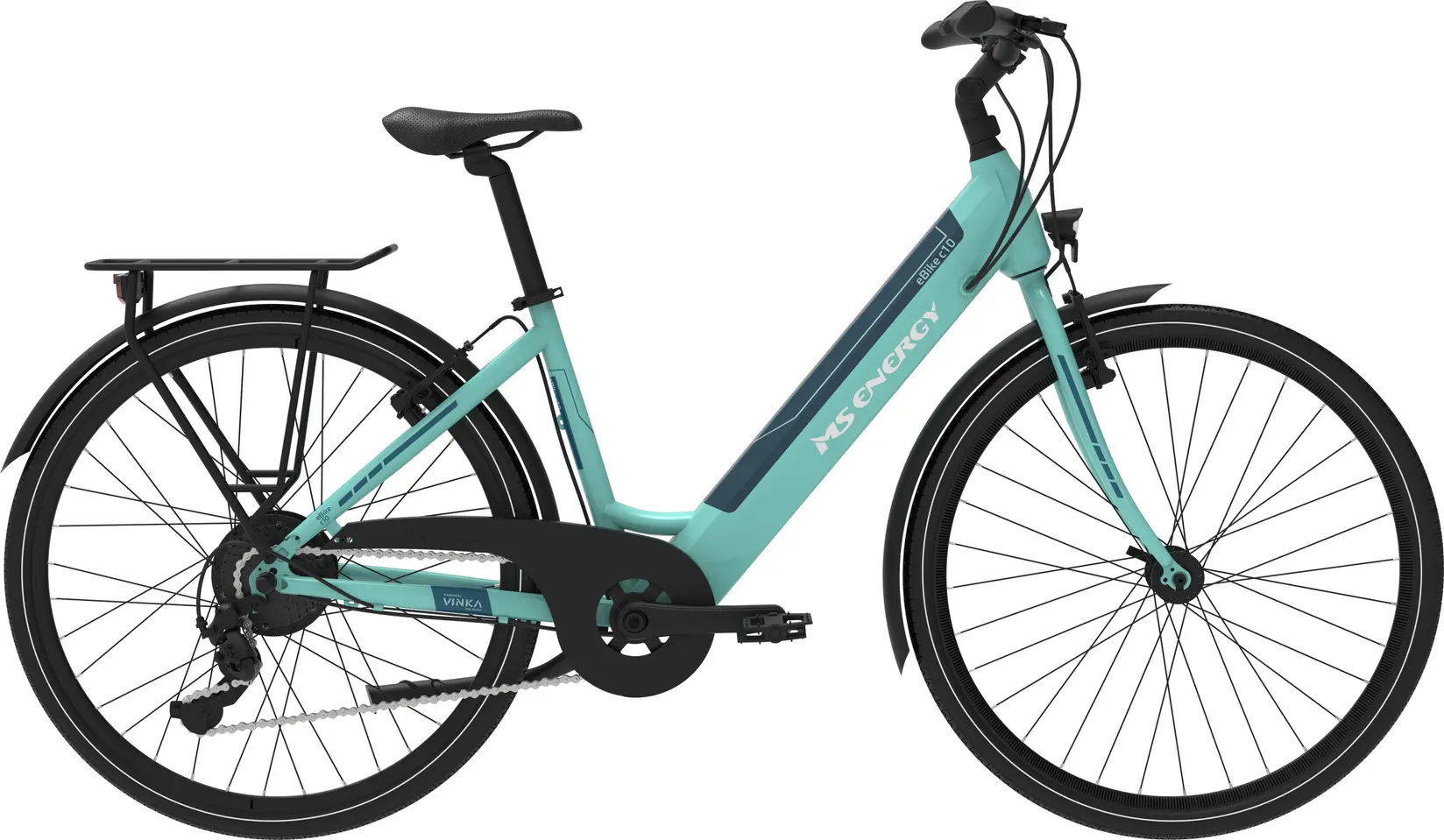 MS ENERGY Električni bicikl eBike c10 menta