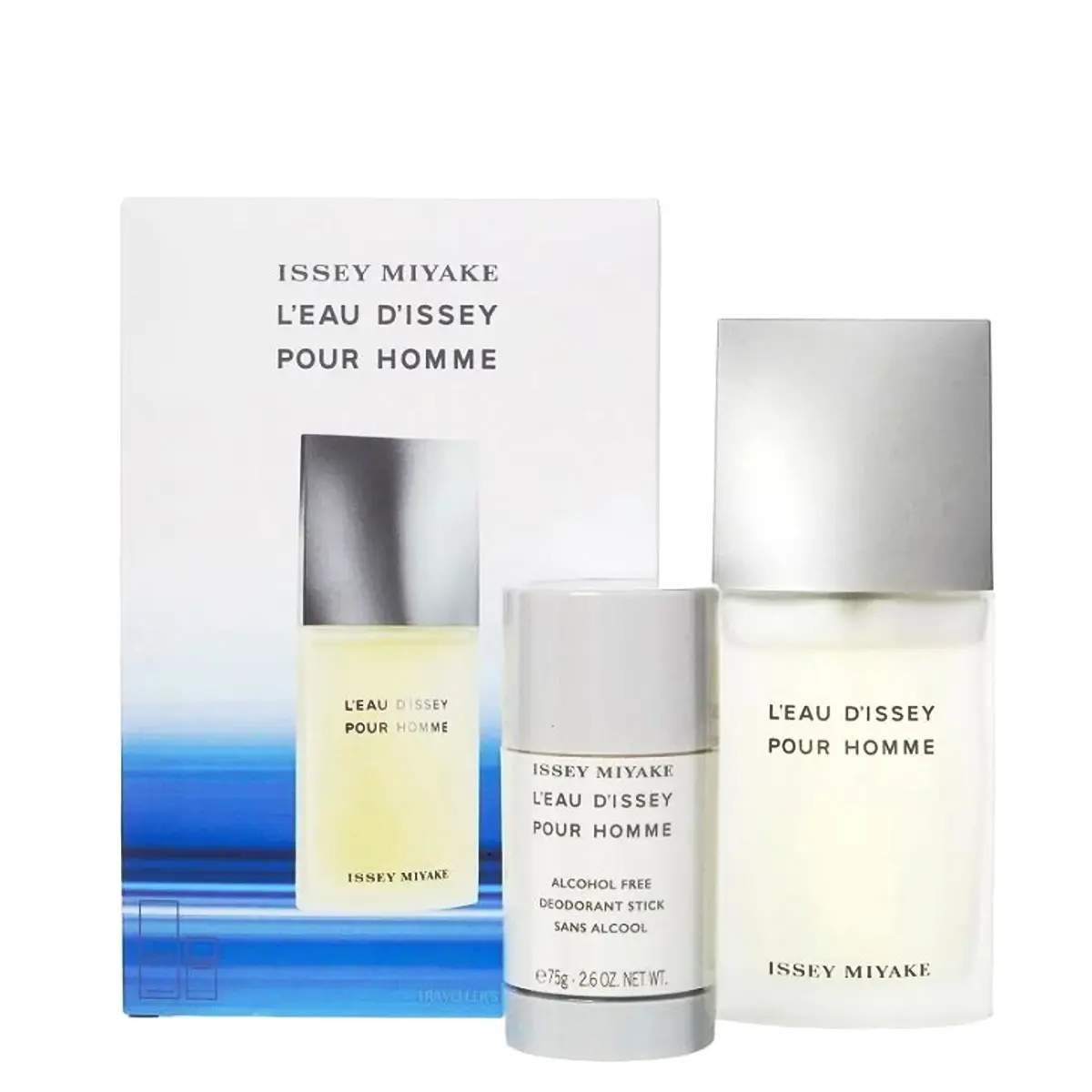 Issey Miyake Muški poklon set L`eau D`issey EDT, 75ml + deo stick 75ml