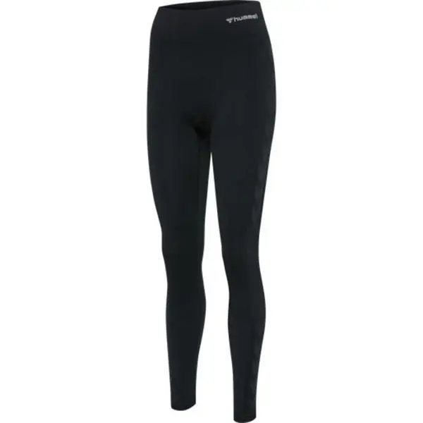 HUMMEL Ženske helanke Hmlclea Seamless Mid Waist Tights 210511-2508 crne