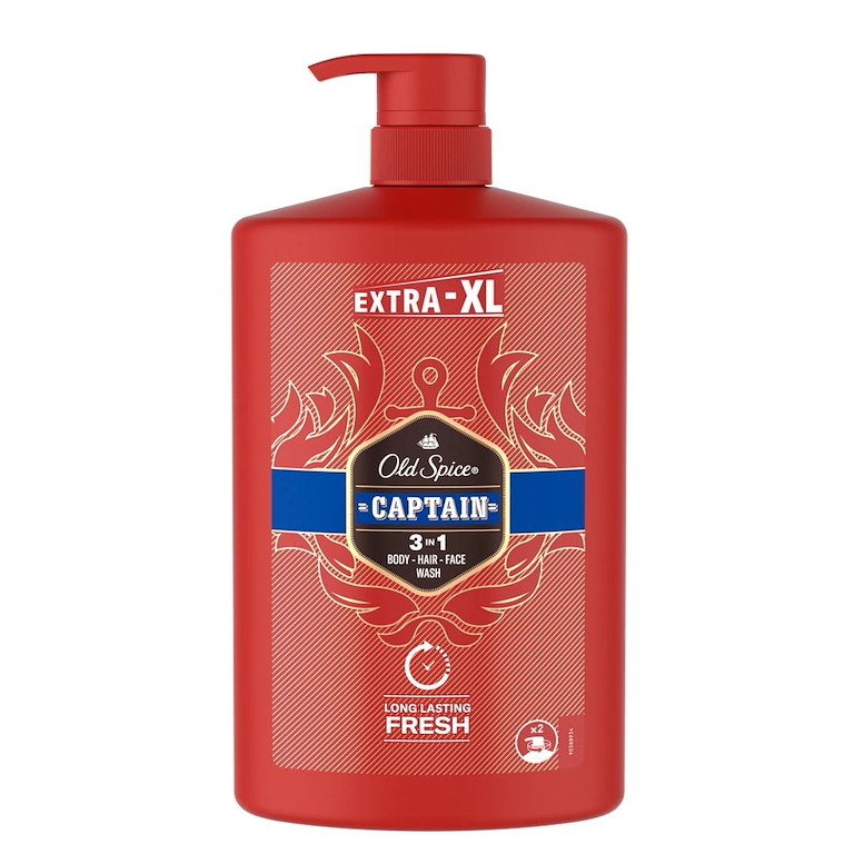 OLD SPICE GEL ZA TUŠIRANJE 1L 3IN1 PUMPICA CAPTAIN