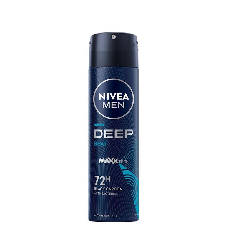 NIVEA DEO MEN 150ML DEEP BLACK CARBON BEAT 95670