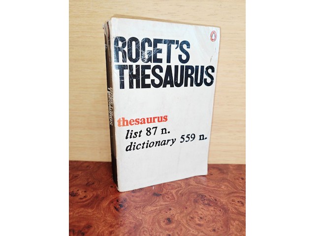 Roget`s thesaurus - Robert A. Dutch