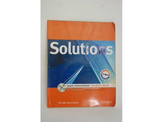 Solutions Upper-Intermediate, Student`s Book udzbenik